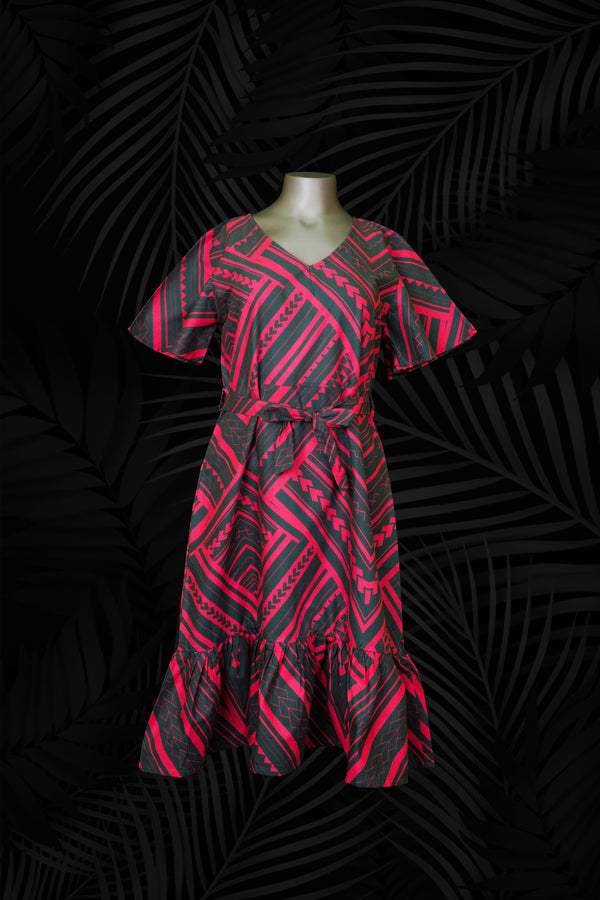 Eveni Pacific Ladies Ula Dress - Raptors Red – EveniPacific